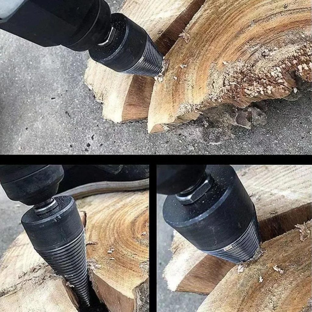 Ahşap Şöminelik Odun Kütük Ayırma Yarma Matkap Ucu 49 mm - Mert Tools ...